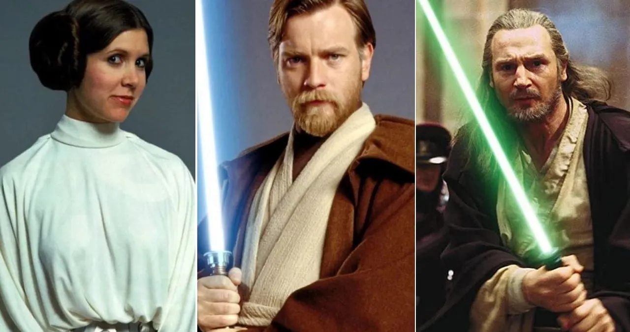 Star Wars Cast and Characters Heights and Ages in Both Trilogies